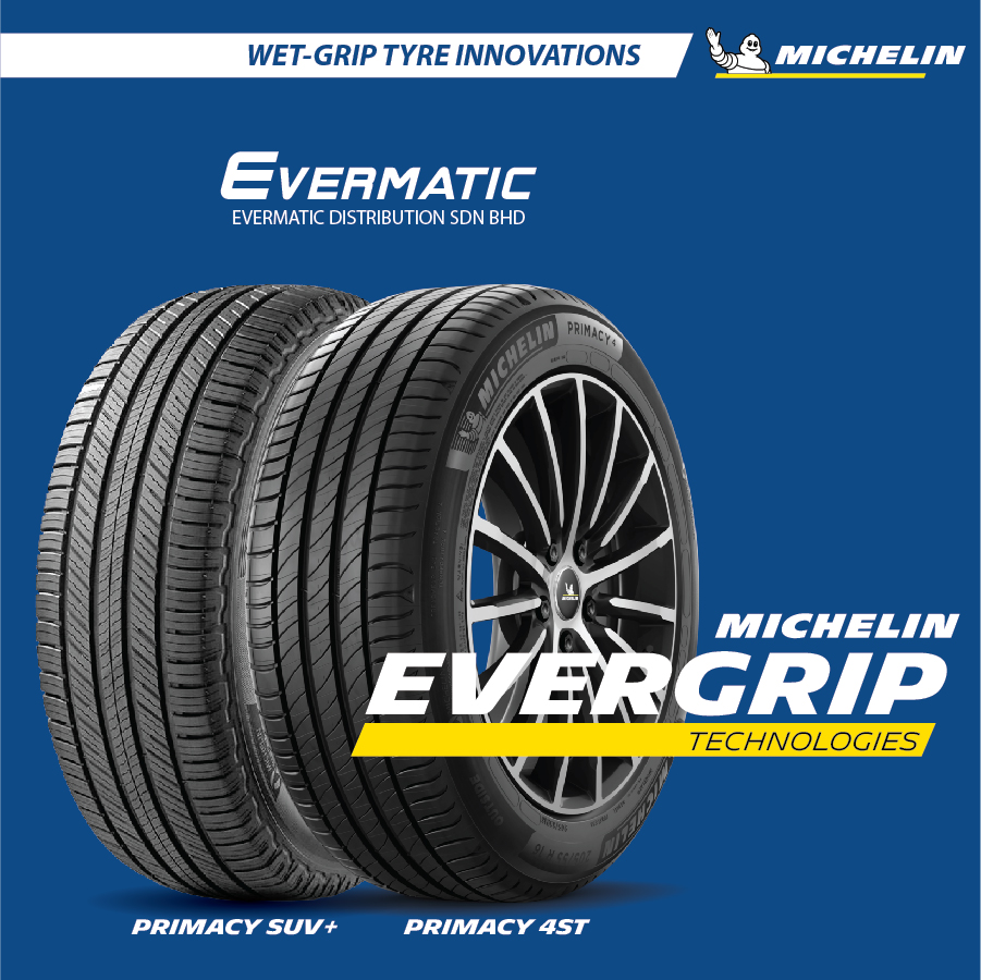 Michelin Primacy Tyres|EverGrip Technology|EVERMATIC Sabah